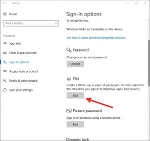 How to Add PIN to Your Account in Windows 10? - Tactig