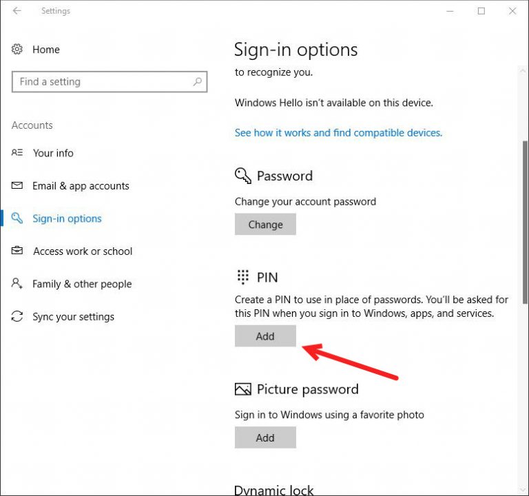 How to Add PIN to Your Account in Windows 10? - Tactig