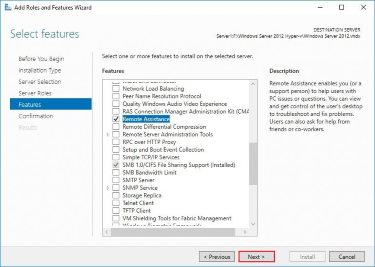 Installing Roles and Features to VHD in Windows Server 2016 - Tactig