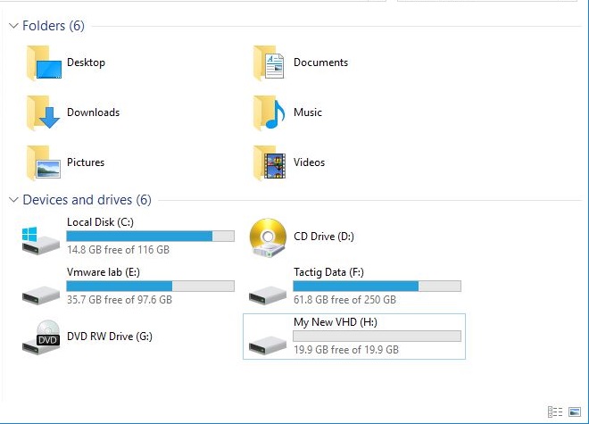 How to Create and Mount VHD/VHDX in Windows Server 2016? - Tactig