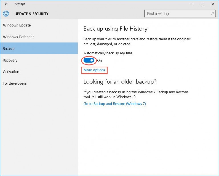 How to Configure File History Settings in Windows 10? – Tactig
