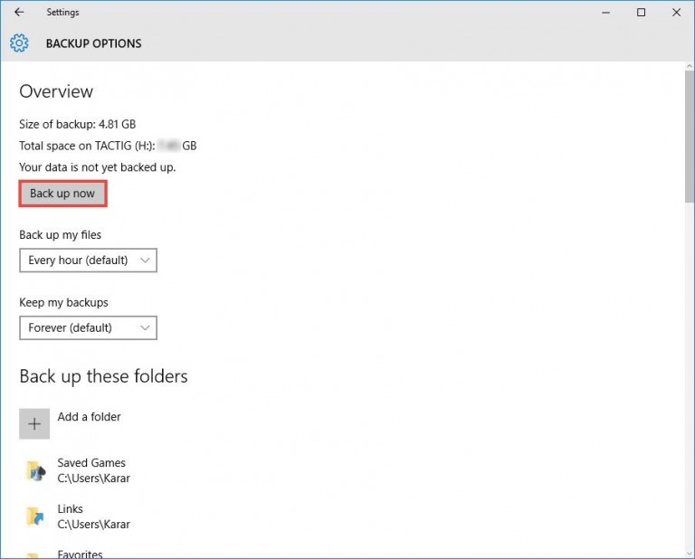 How to Configure File History Settings in Windows 10? – Tactig