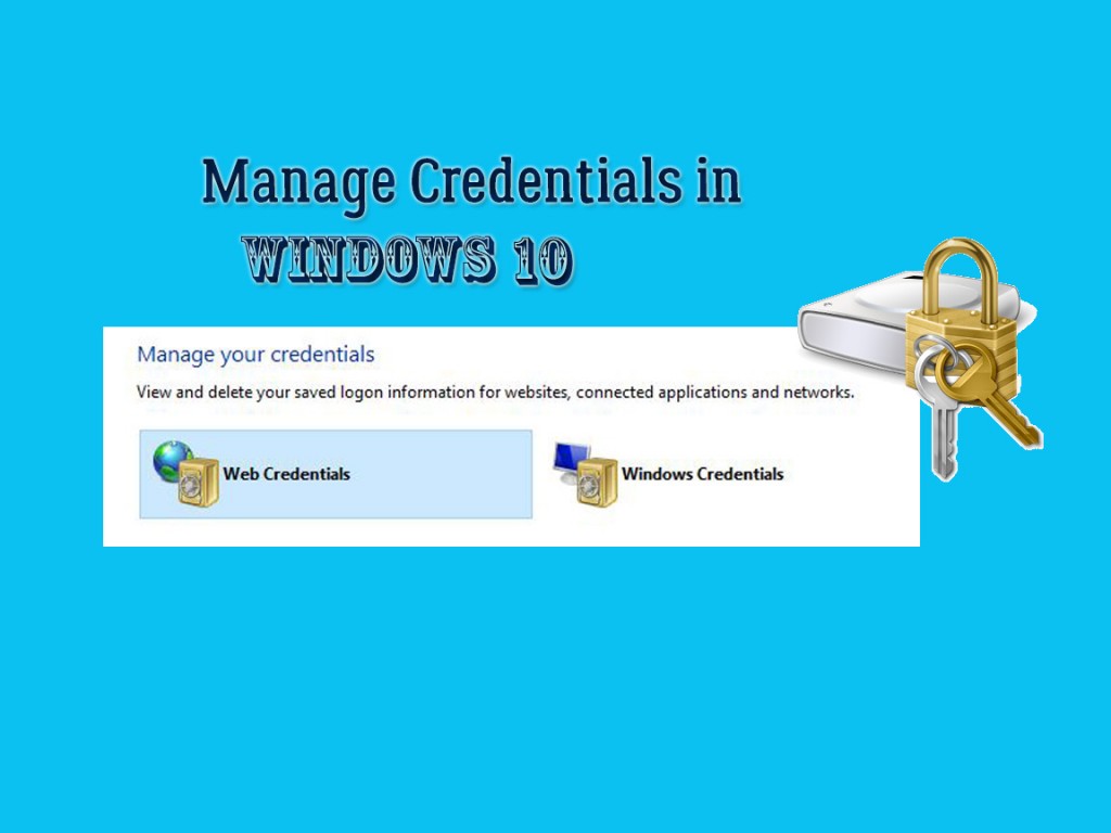 How to Manage Saved Credentials in Windows 8 & 10 Profile? - Tactig
