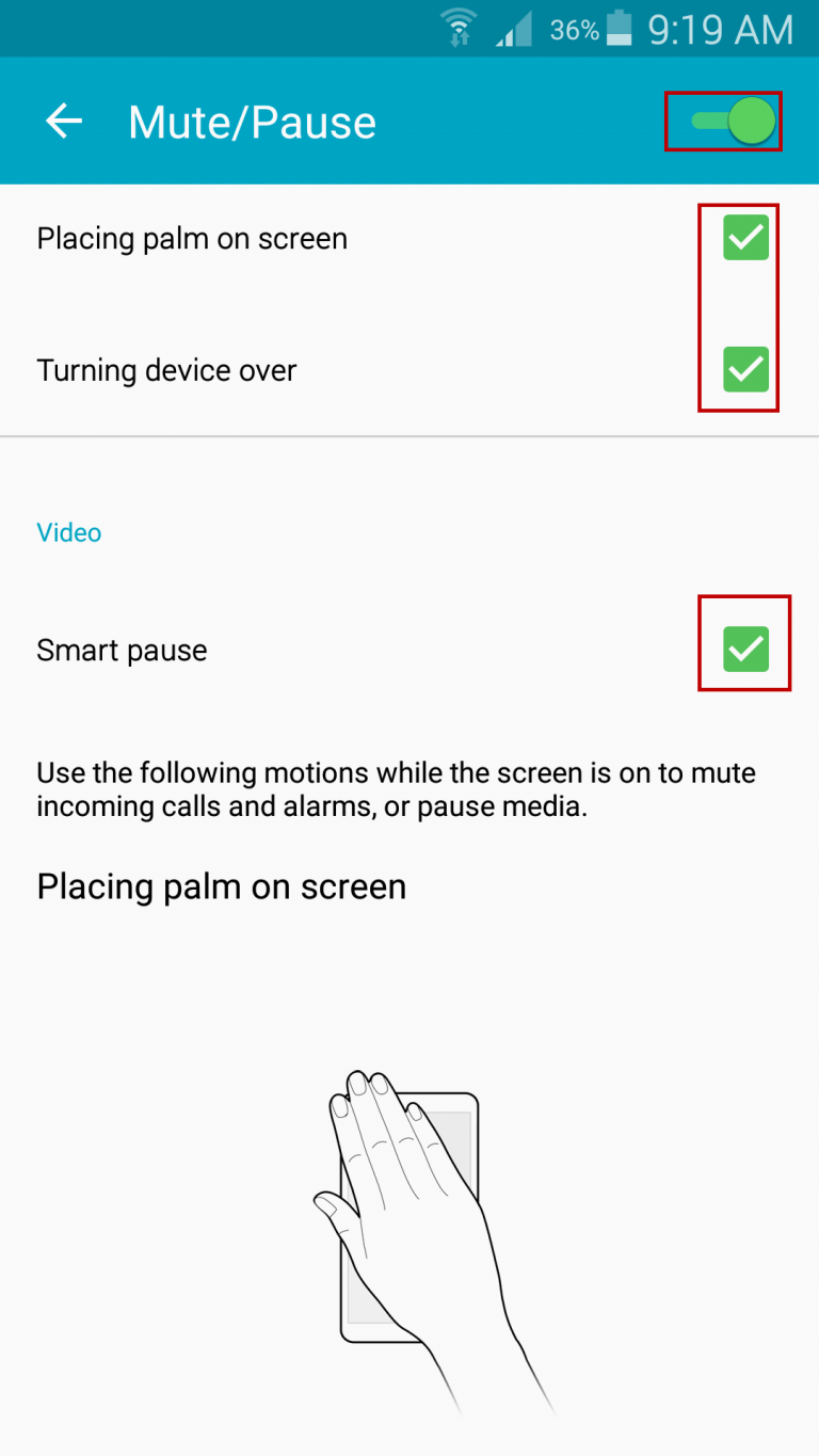 How to use Motions and Gestures on Samsung Galaxy? - Tactig