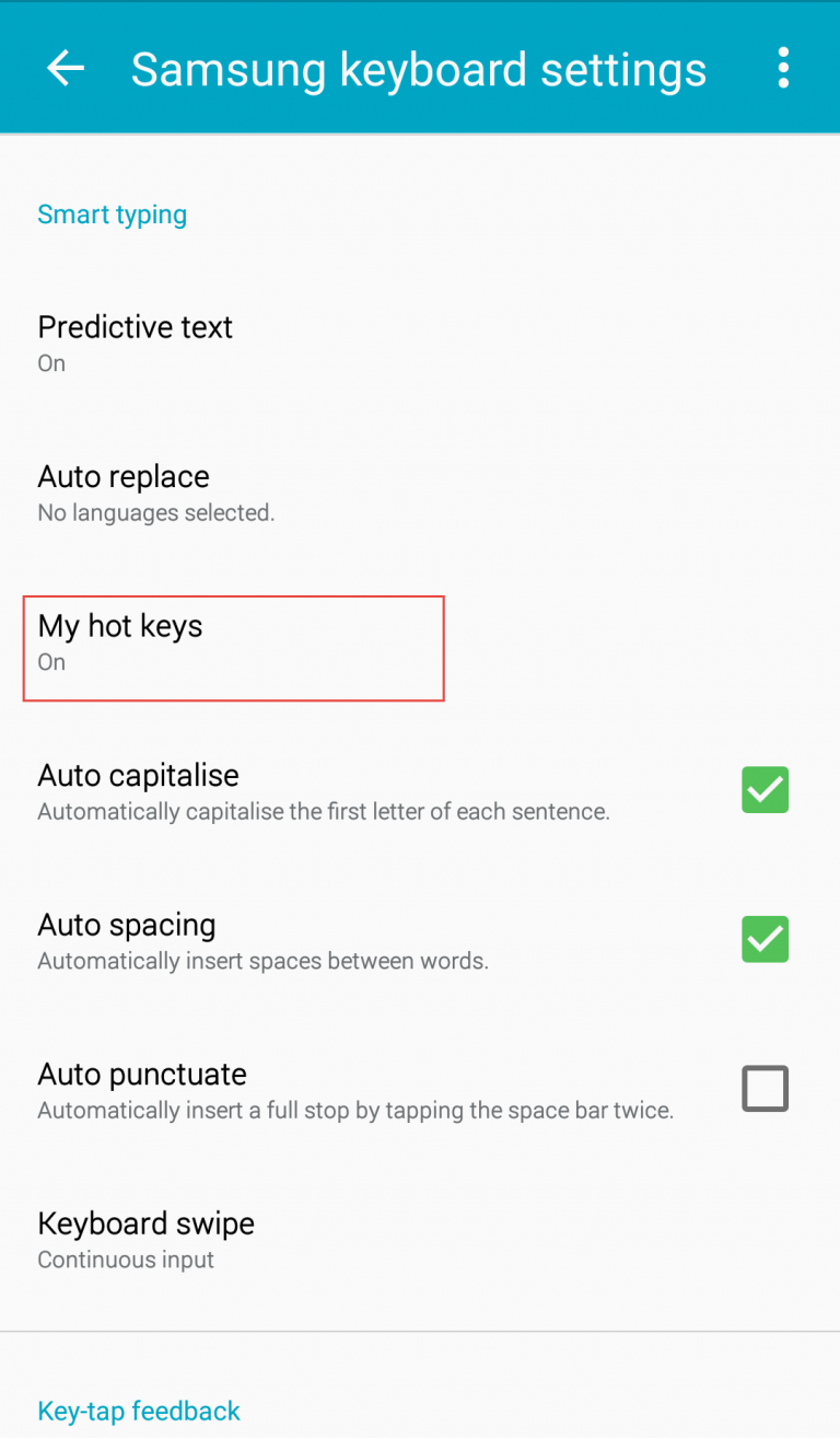 How to Enable and Use Hot keys on Samsung Smartphones? - Tactig