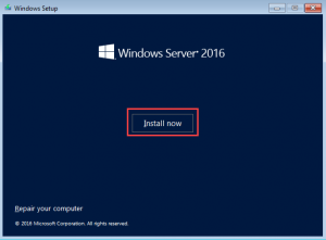 Install Windows Server 2016 Step by Step - Tactig