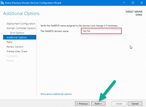 Promote Windows Server 2016 to Domain Controller step by step - Tactig