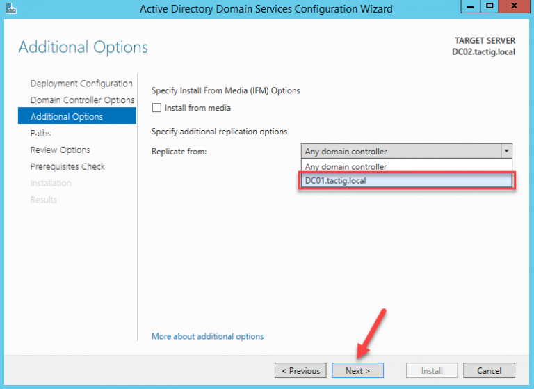 Add Additional Domain Controller to Existing Domain step by step - Tactig