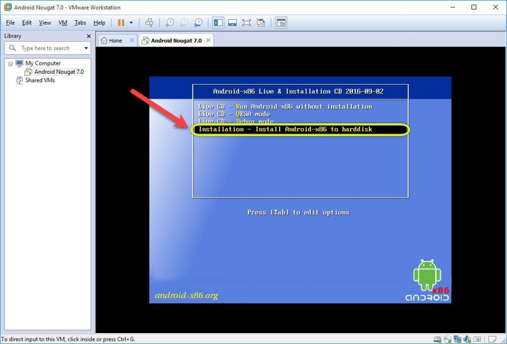 How to Install Android 7.0 Nougat on VMware Step by Step? - Tactig