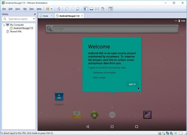 How to Install Android 7.0 Nougat on VMware Step by Step? - Tactig