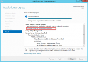 Add Additional Domain Controller to Existing Domain step by step - Tactig